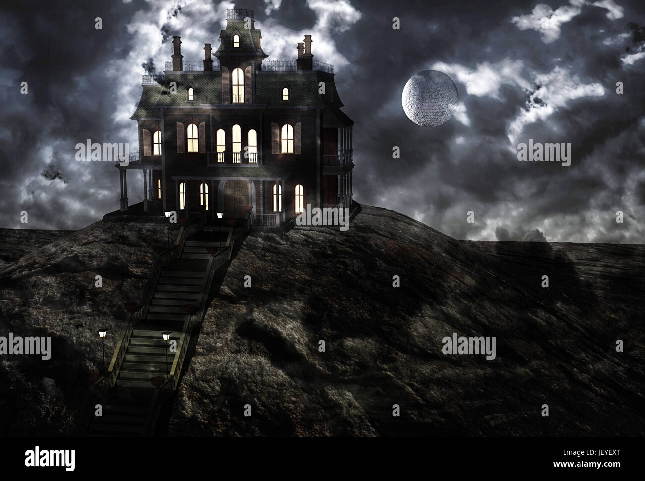 Rendering spooky hi-res stock photography and images - Alamy