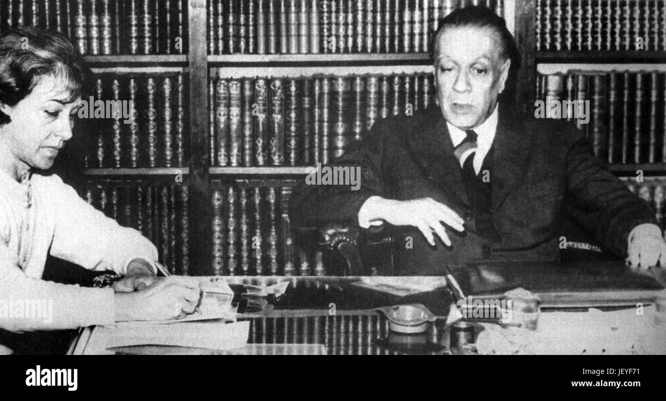 Jorge luis borges portrait Black and White Stock Photos & Images - Alamy