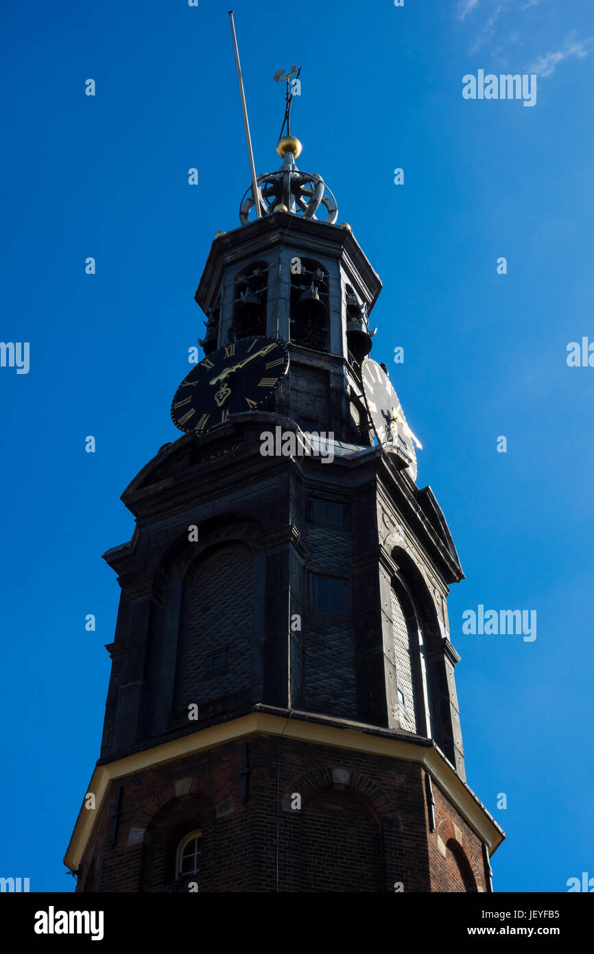 The Munttoren, Mint Tower, Munt tower, dusk, night Stock Photo - Alamy