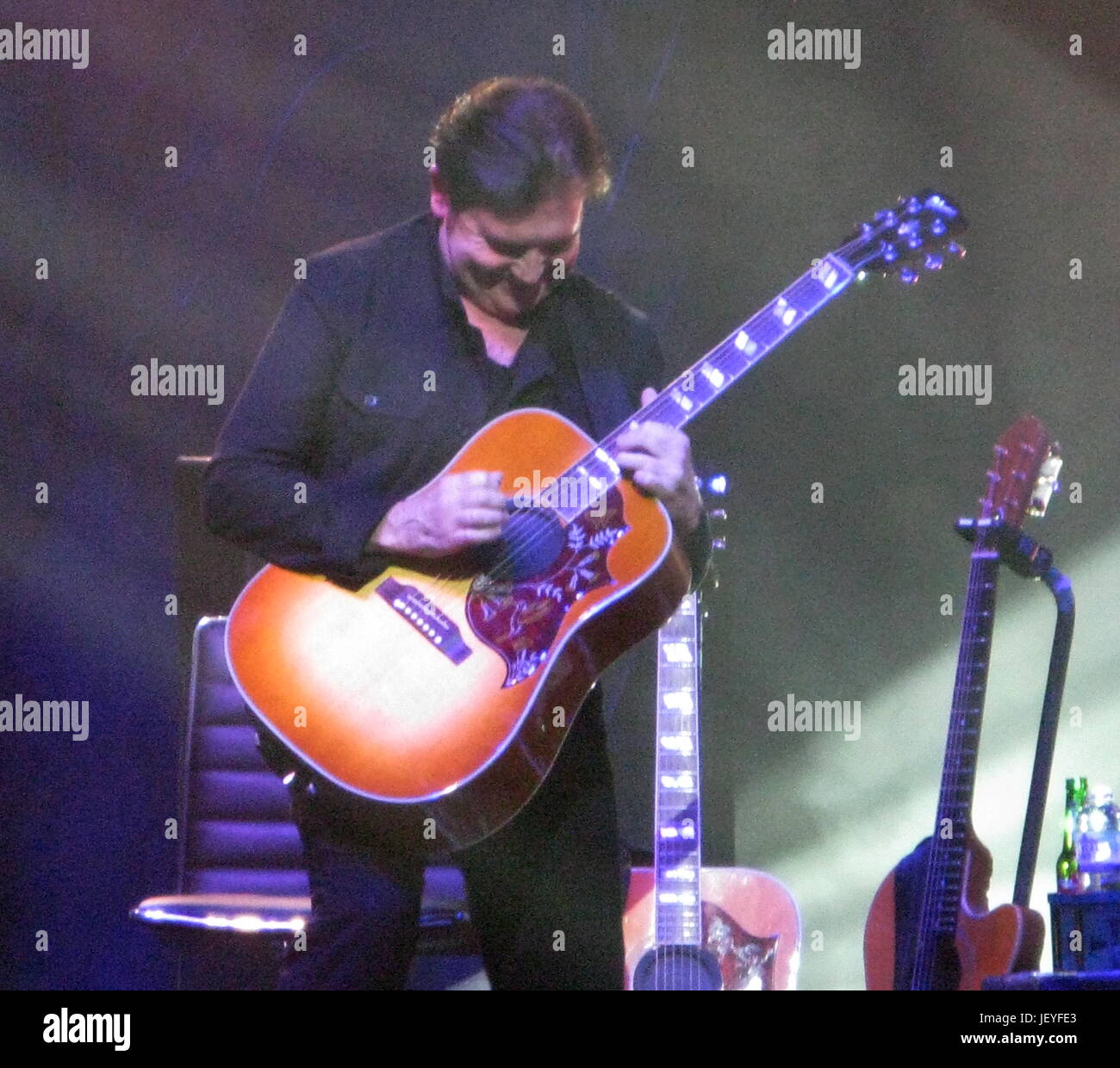 Simple Minds performing at the London Palladium Featuring: Charlie ...