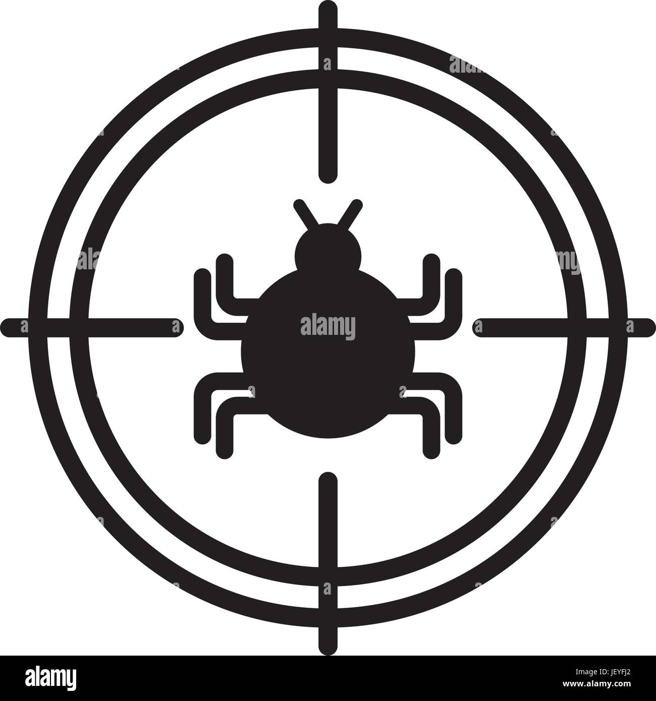 Infection detected Stock Vector Images - Alamy