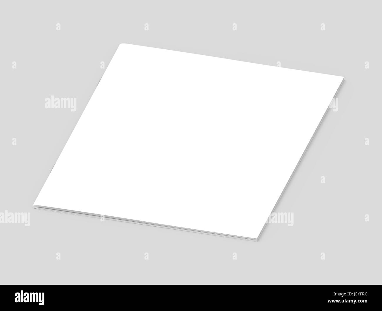 blank left tilt 3d rendering brochure, can be used as design element ...
