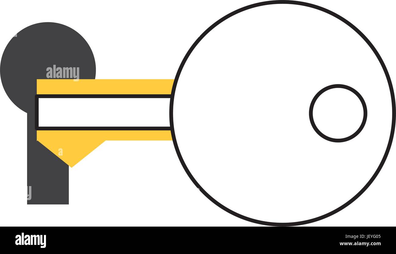 key security isolated icon Stock Vector Image & Art - Alamy