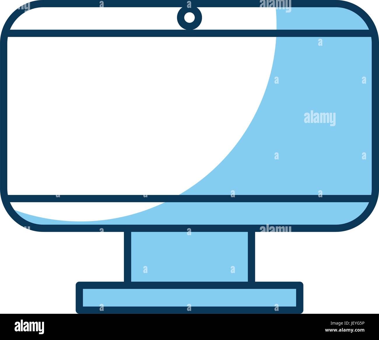 monitor computer isolated icon Stock Vector Image & Art - Alamy