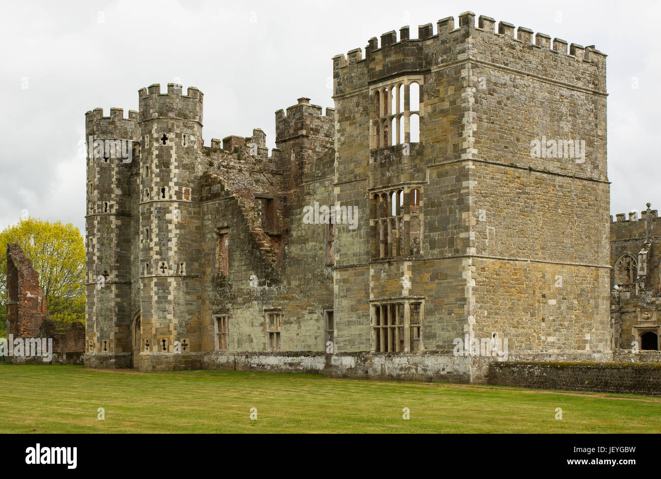Ruined Cowdray Castle in Midhurst, West Sussex, England Stock Photo - Alamy