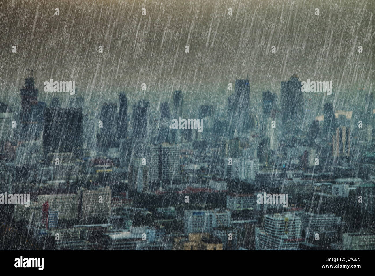 Black background rain falling hi-res stock photography and images - Alamy