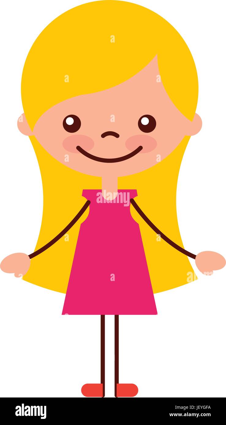 cute girl character icon Stock Vector Image & Art - Alamy
