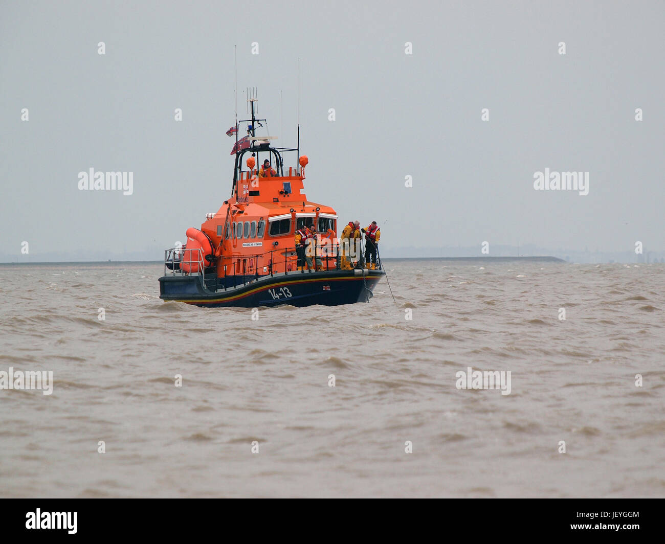 Sheerness all weather Lifeboat on a training exercise Stock Photo - Alamy