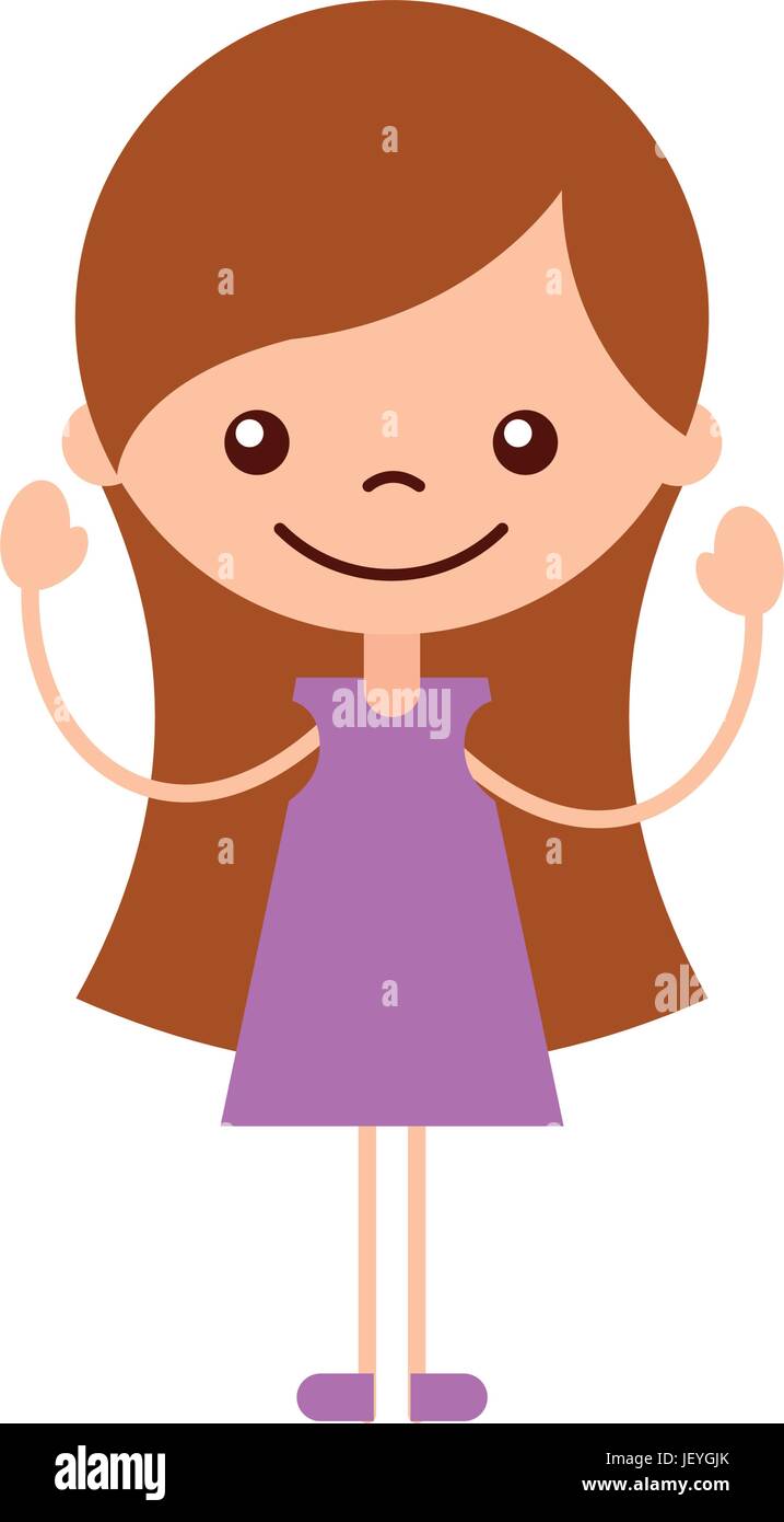 cute girl character icon Stock Vector Image & Art - Alamy