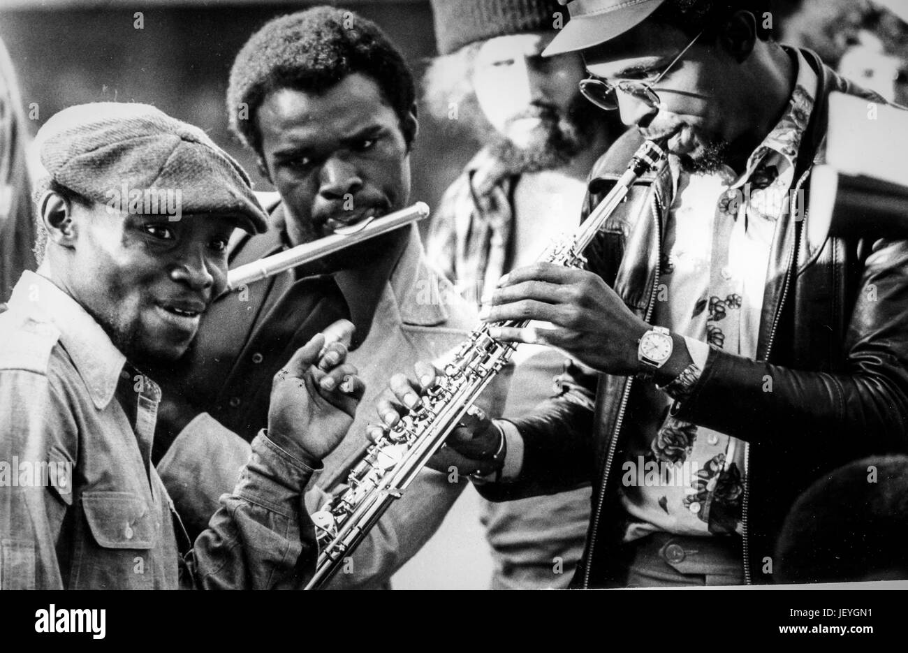 Musical artists of the 20th century Black and White Stock Photos ...