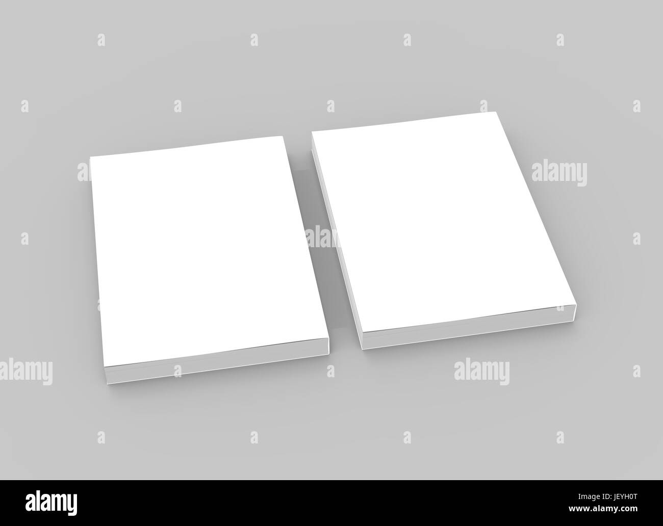 two blank right tilt 3d rendering thick books, isolated gray background ... two blank right tilt 3d rendering thick books, isolated gray background ...