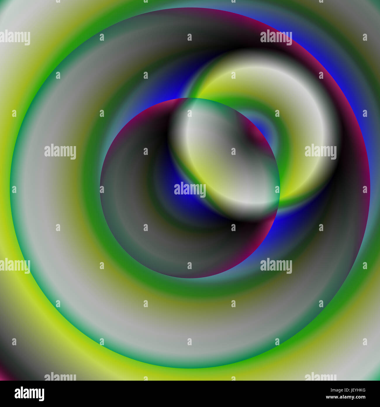 Digital art, abstract three-dimensional objects with soft lighting ...