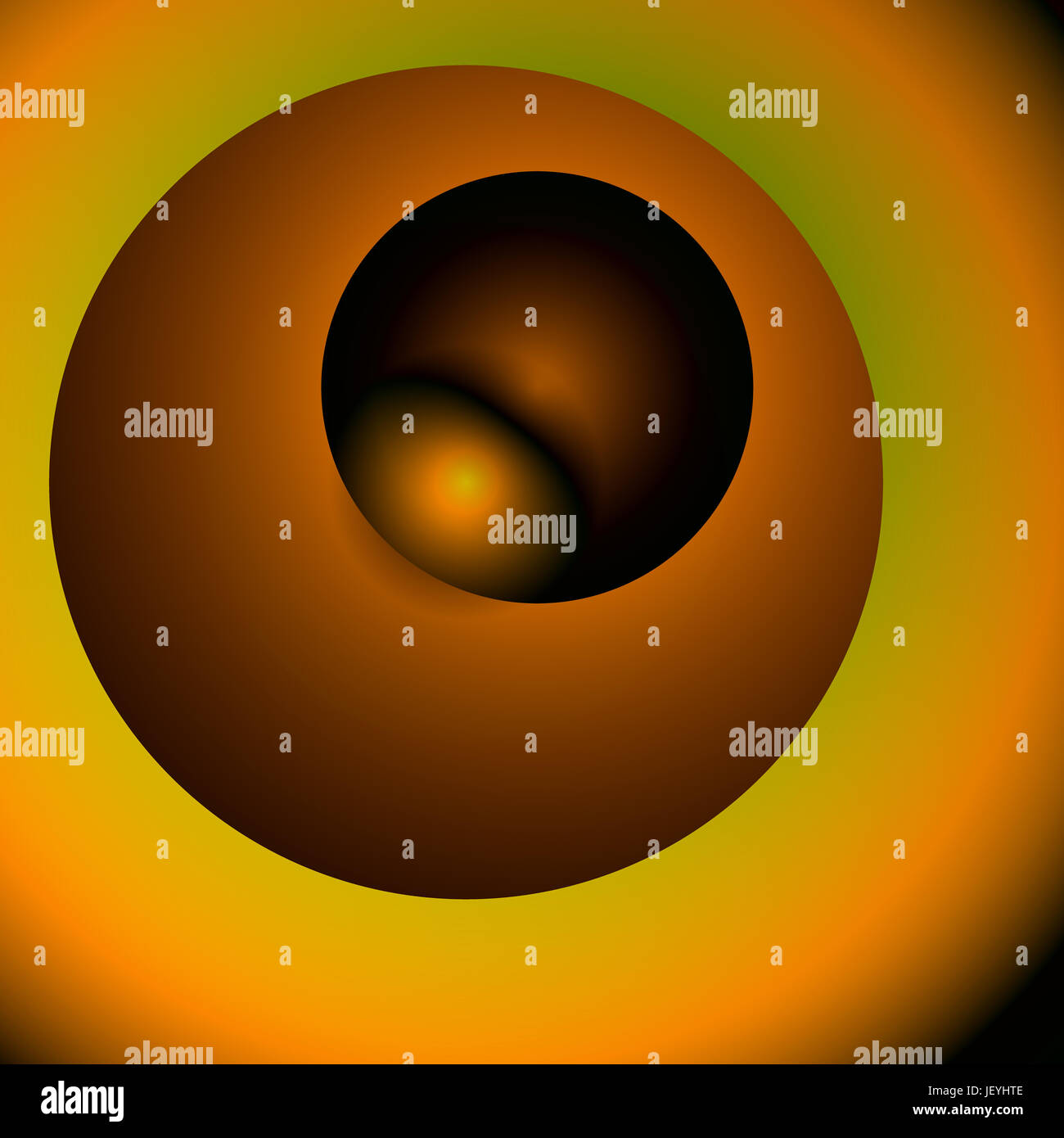 Digital art, abstract three-dimensional objects with soft lighting ...