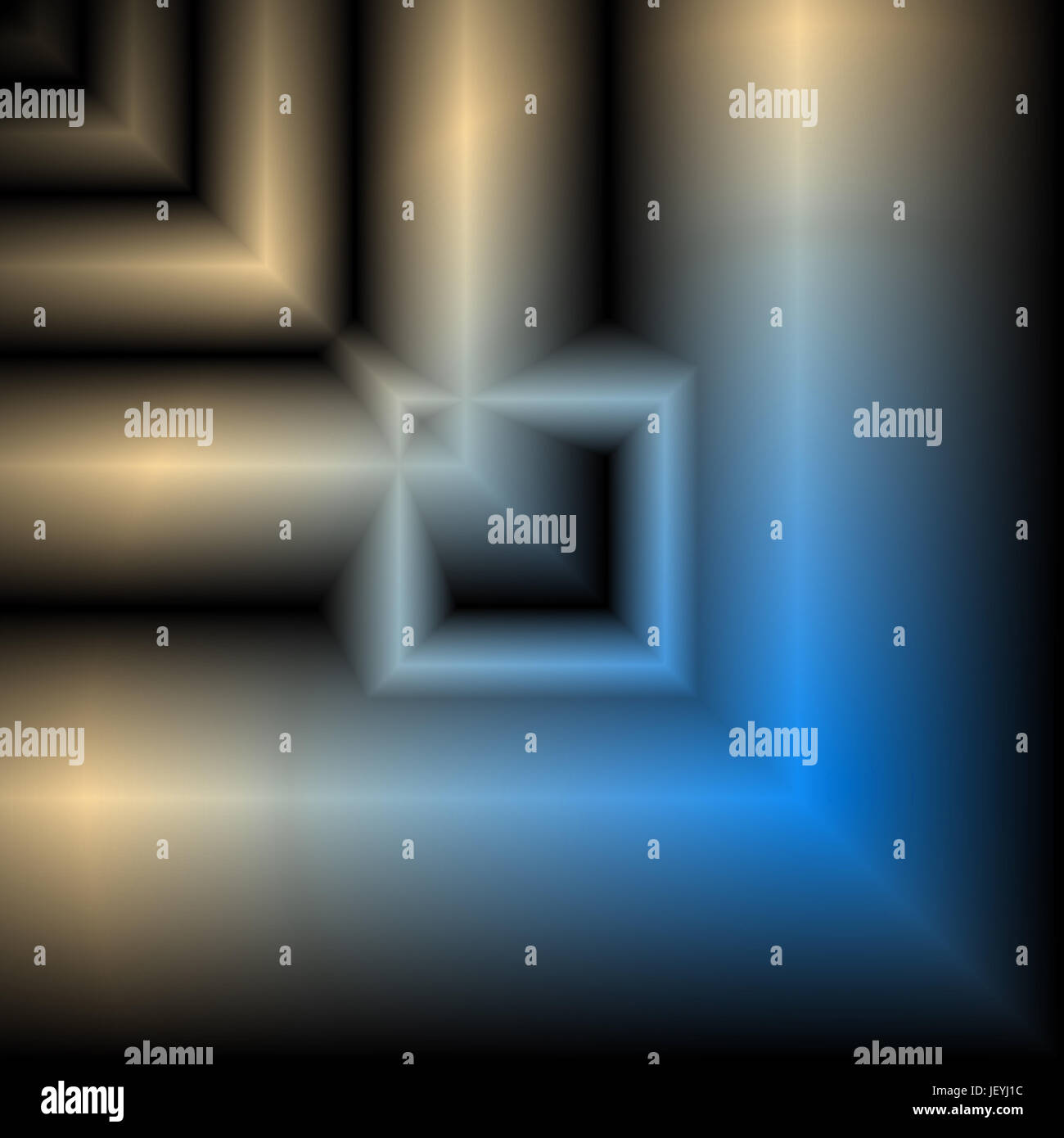 Digital art, abstract three-dimensional objects with soft lighting ...