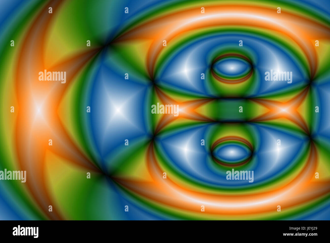 Digital art, abstract three-dimensional objects with soft lighting ...