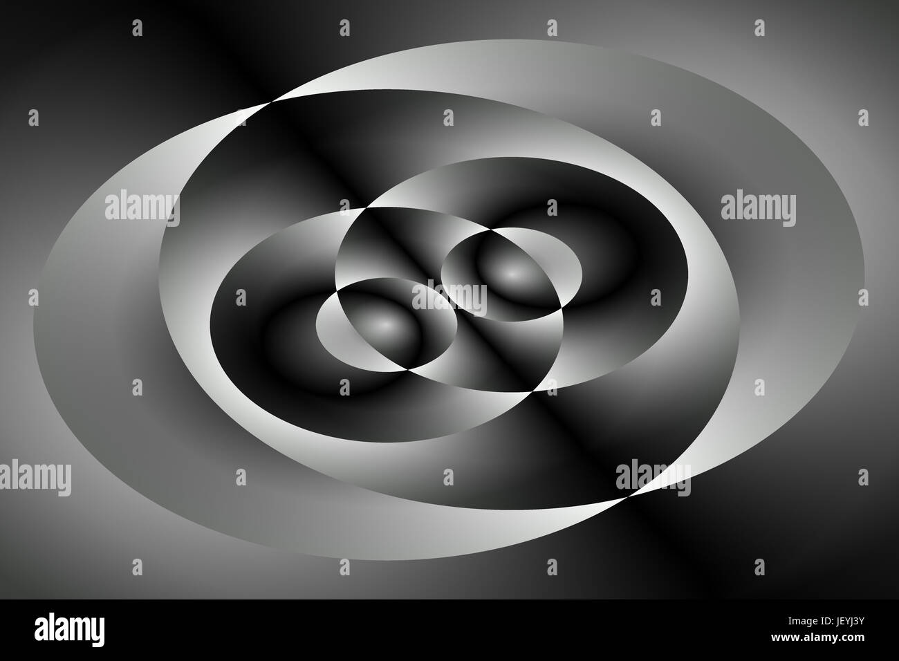 Digital art, abstract three-dimensional objects with soft lighting ...