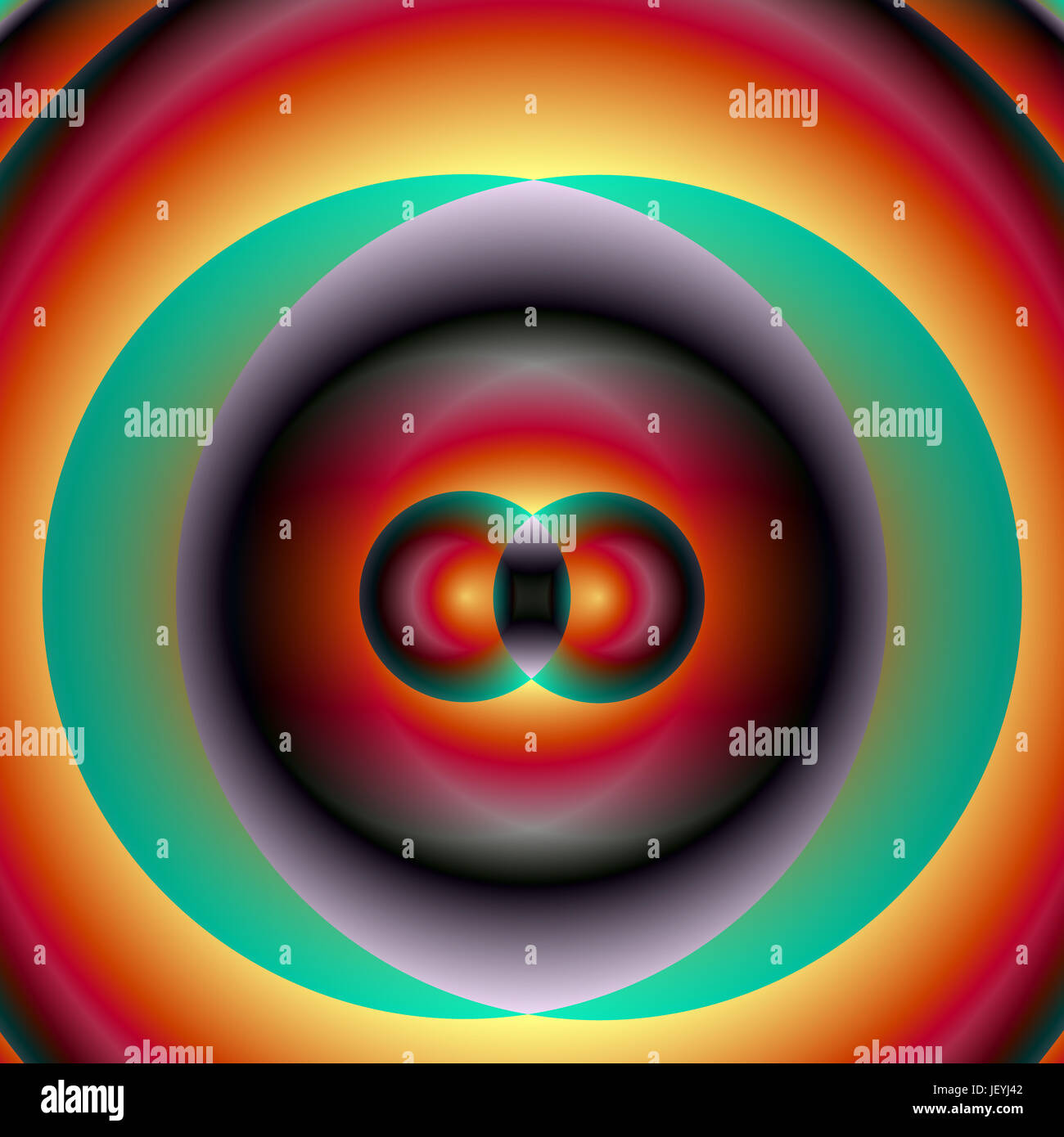 Digital art, abstract three-dimensional objects with soft lighting ...