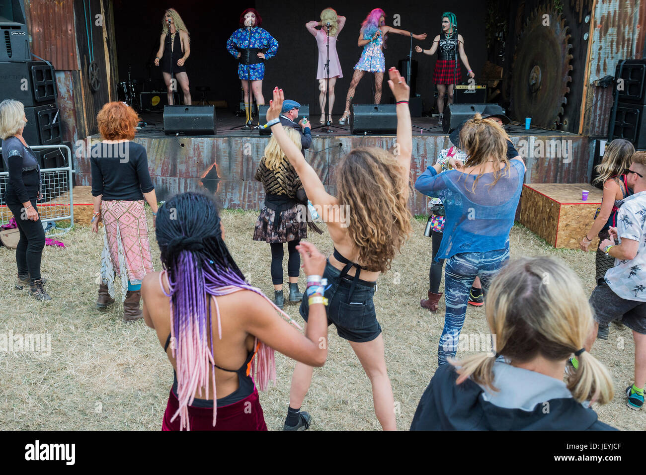 Greenpeace field glastonbury festival hi-res stock photography and ...