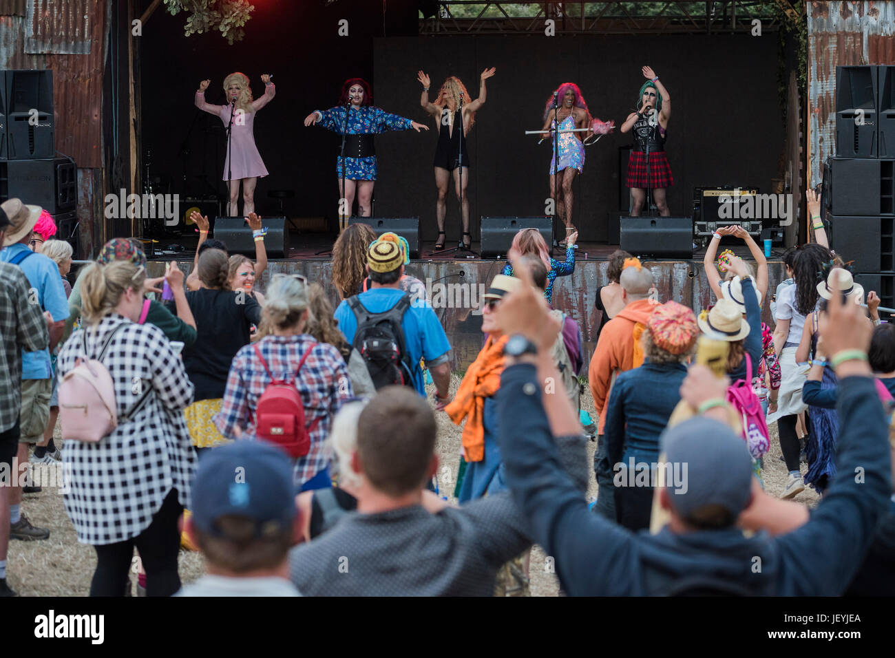 Cross dressing fans hi-res stock photography and images - Alamy