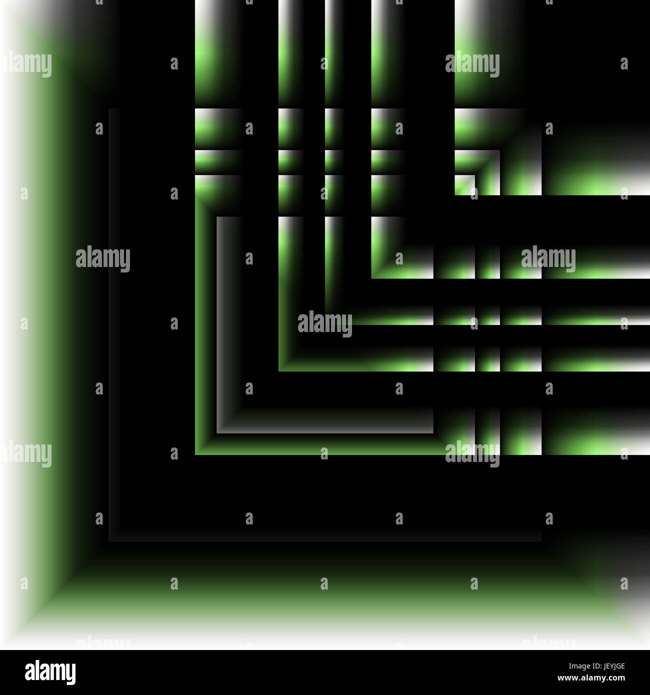 Digital art, abstract three-dimensional objects with soft lighting ...