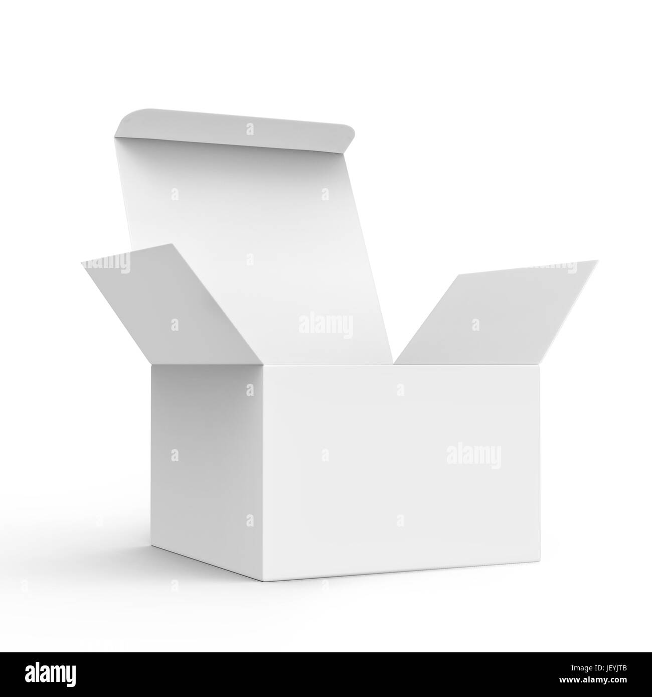 blank right tilt white open paper box 3d rendering for design use ... blank right tilt white open paper box 3d rendering for design use ...