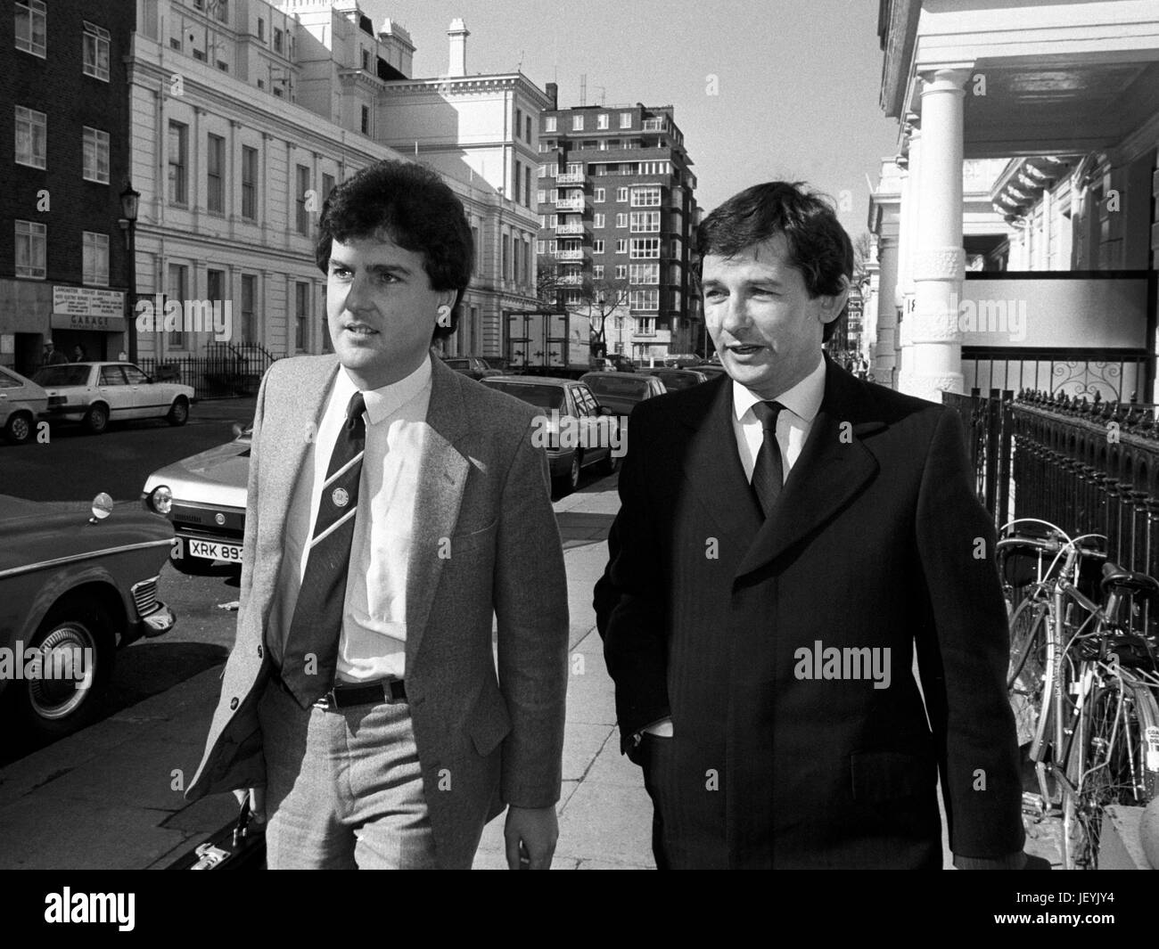 Chief Executive of Luton Town, John Smith (r) and club secretary Graham ...