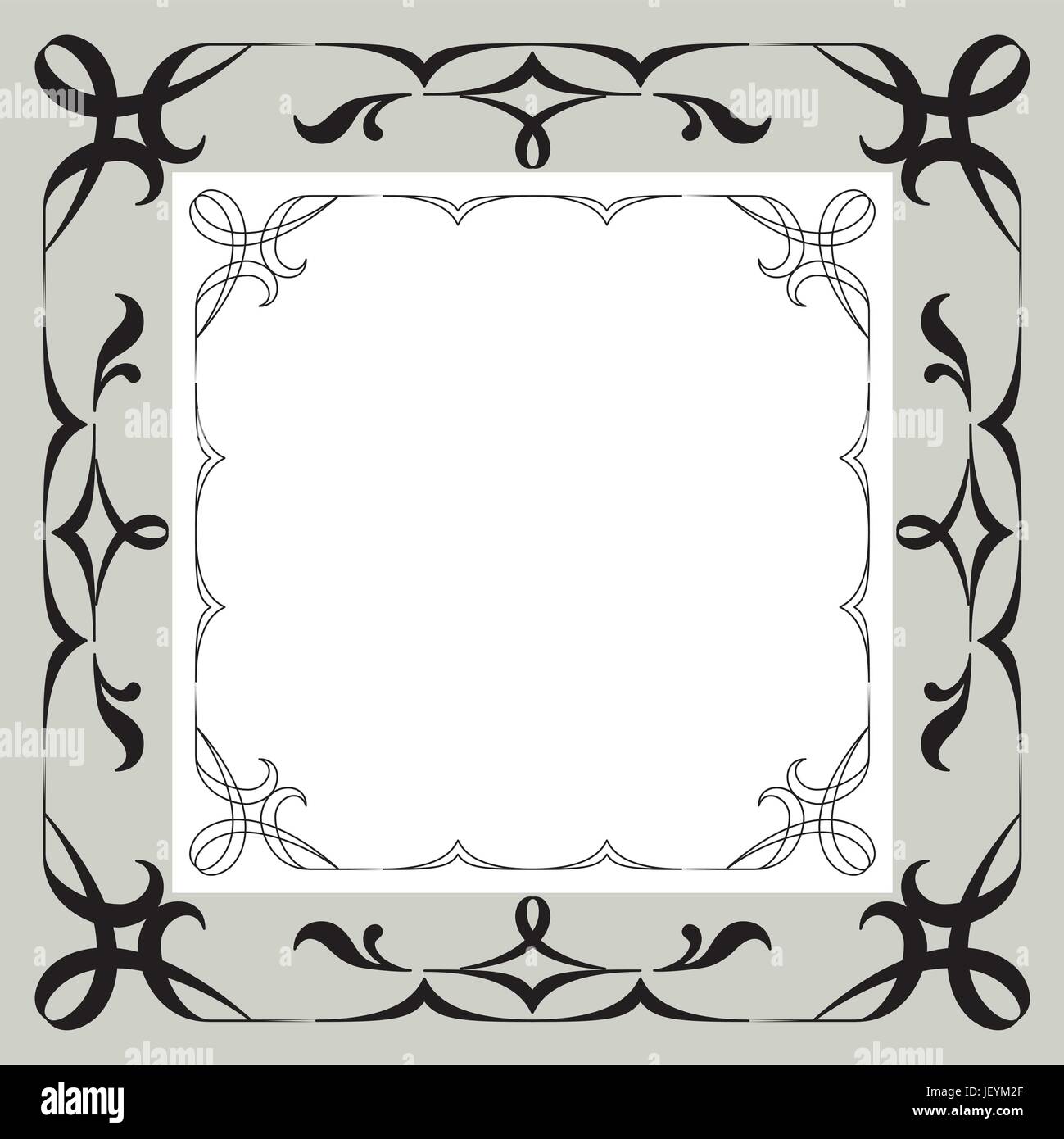 Ornate framework Stock Vector Images - Alamy