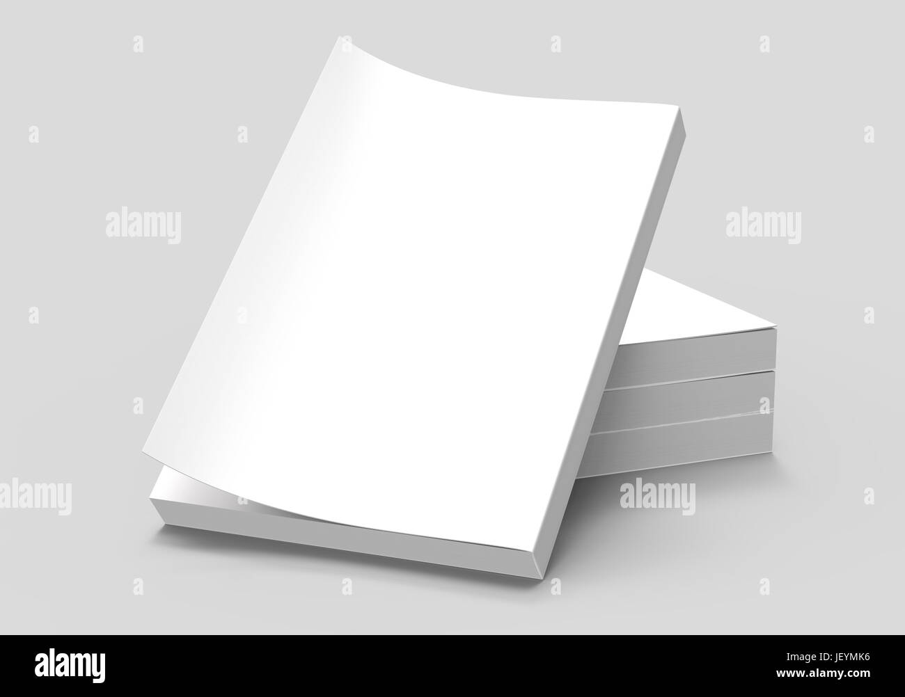 three right tilt books placed on ground and a left tilt book leaning on ...