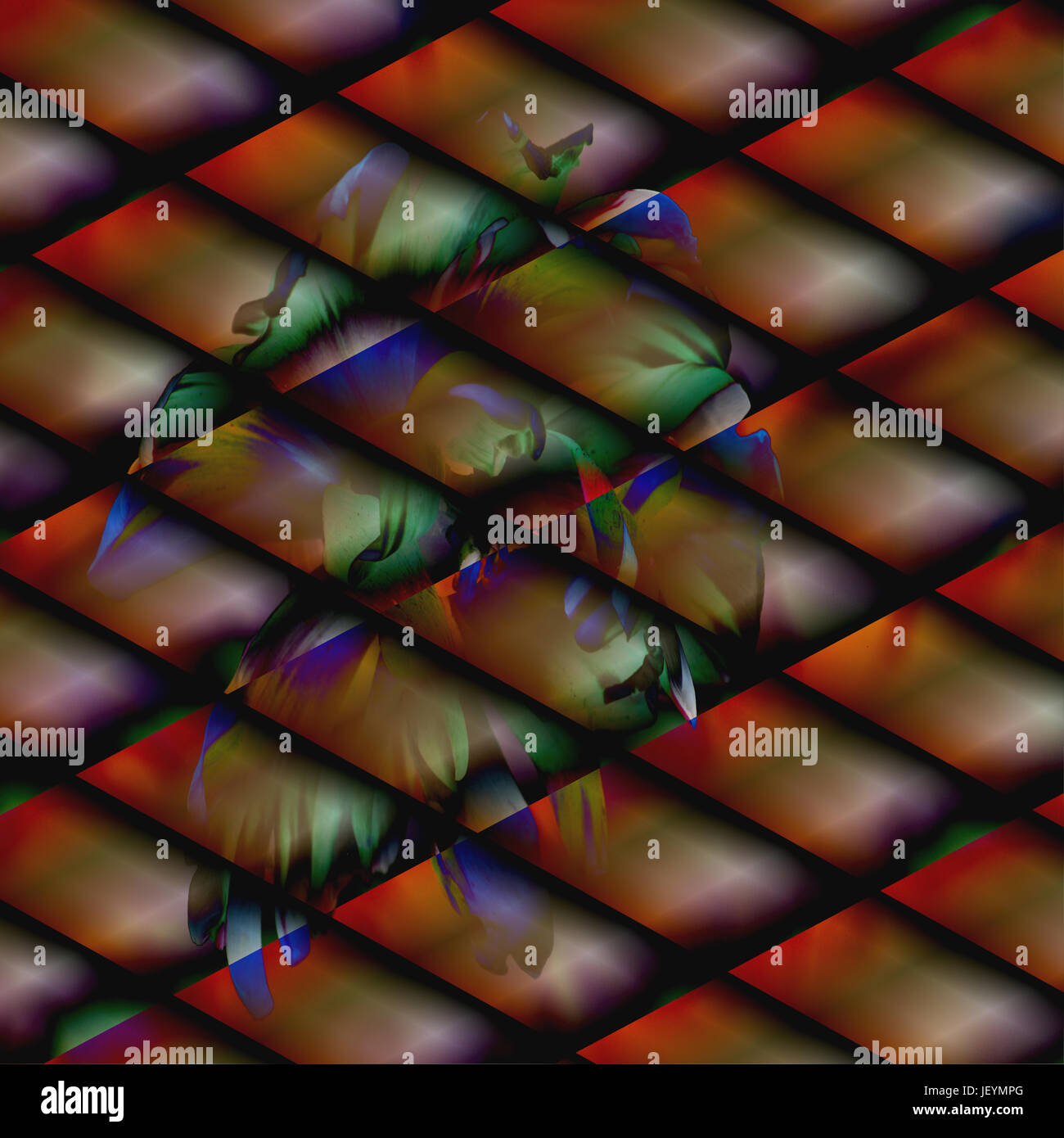 Digital art, abstract three-dimensional objects with soft lighting ...