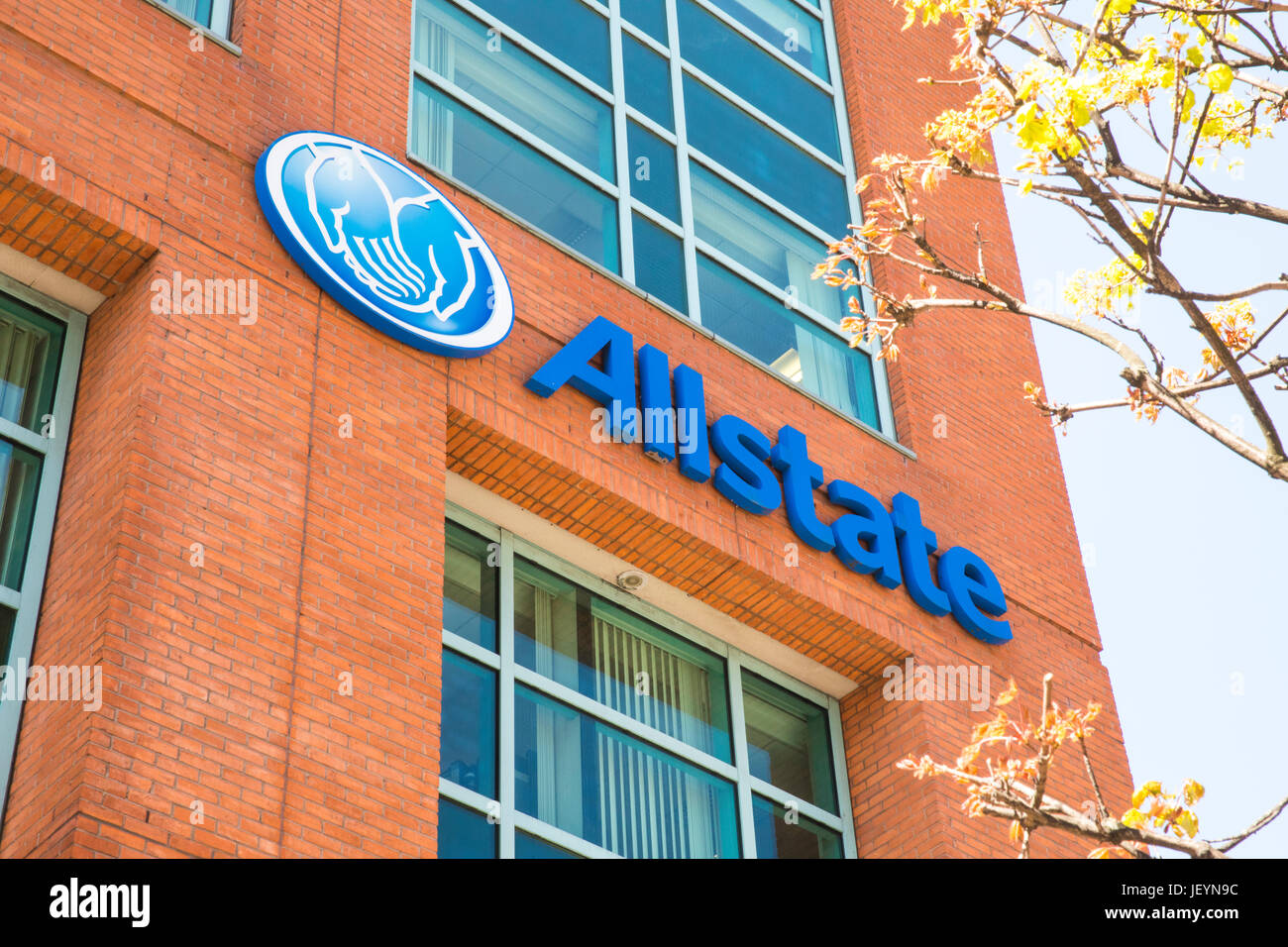 Allstate logo hi-res stock photography and images - Alamy