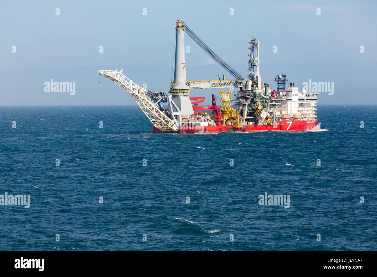 The Seven Borealis pipelay and heavy lift vessel and is capable of ...