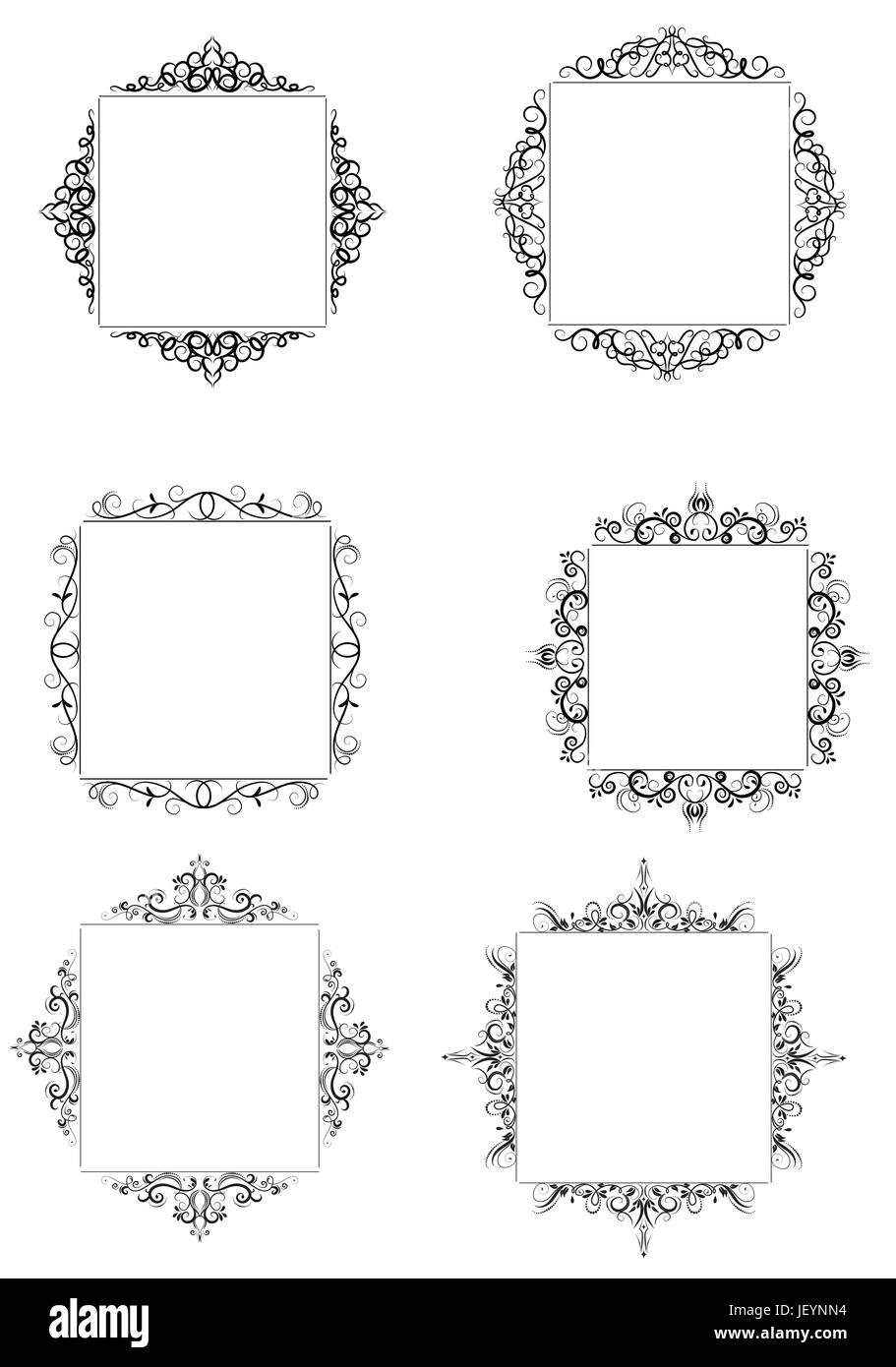 Vintage baroque frame Stock Vector Image & Art - Alamy