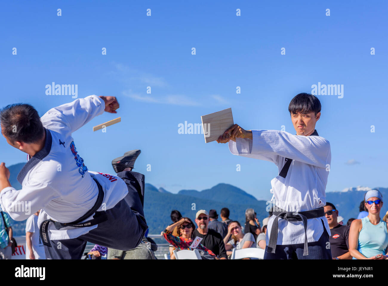 Taekwondo kick hi-res stock photography and images - Alamy