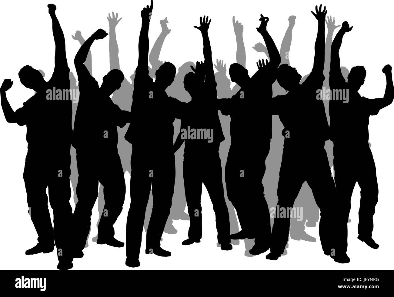 Crowd of men hi-res stock photography and images - Alamy