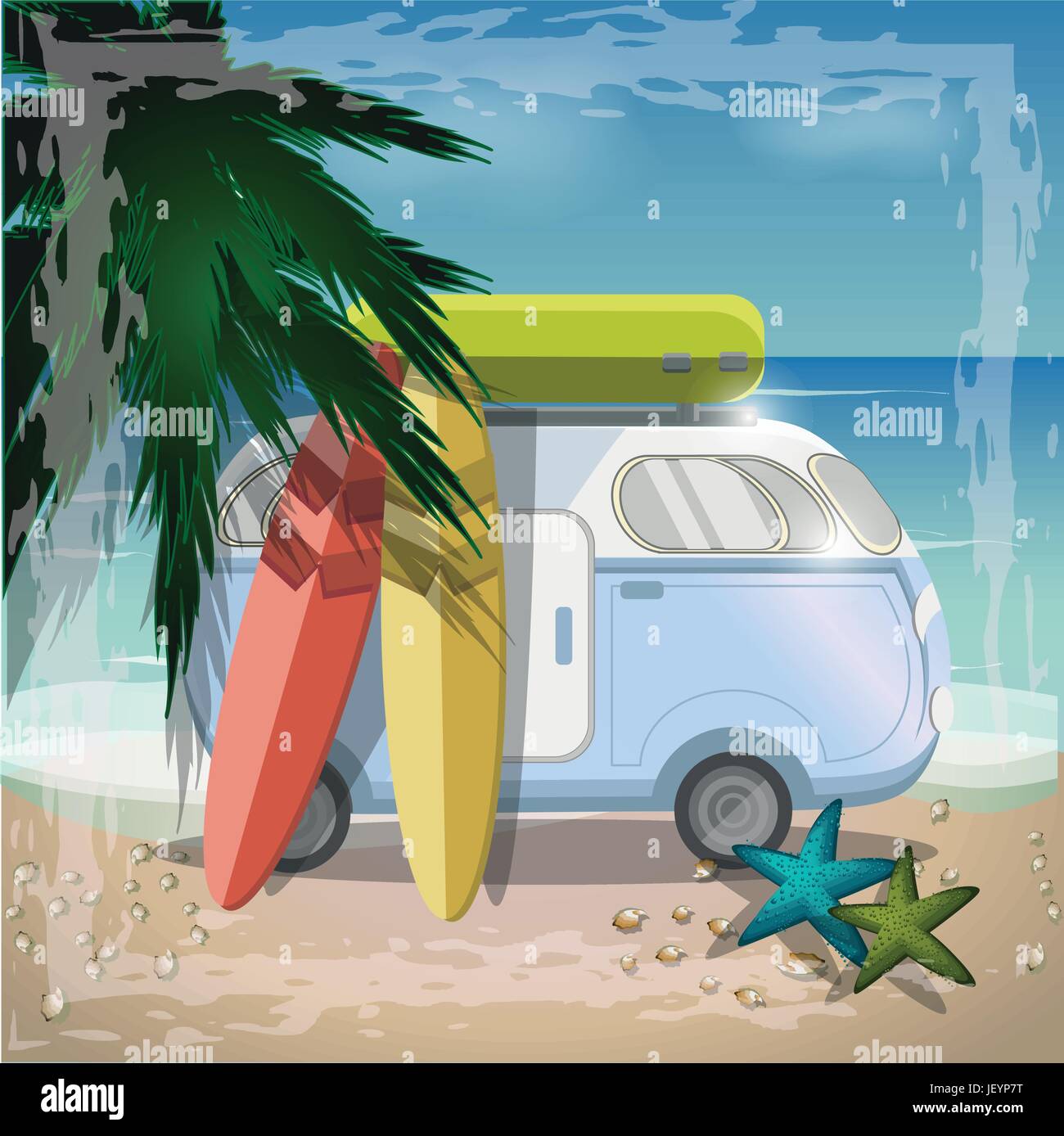 Hawaii road trip Stock Vector Images - Alamy