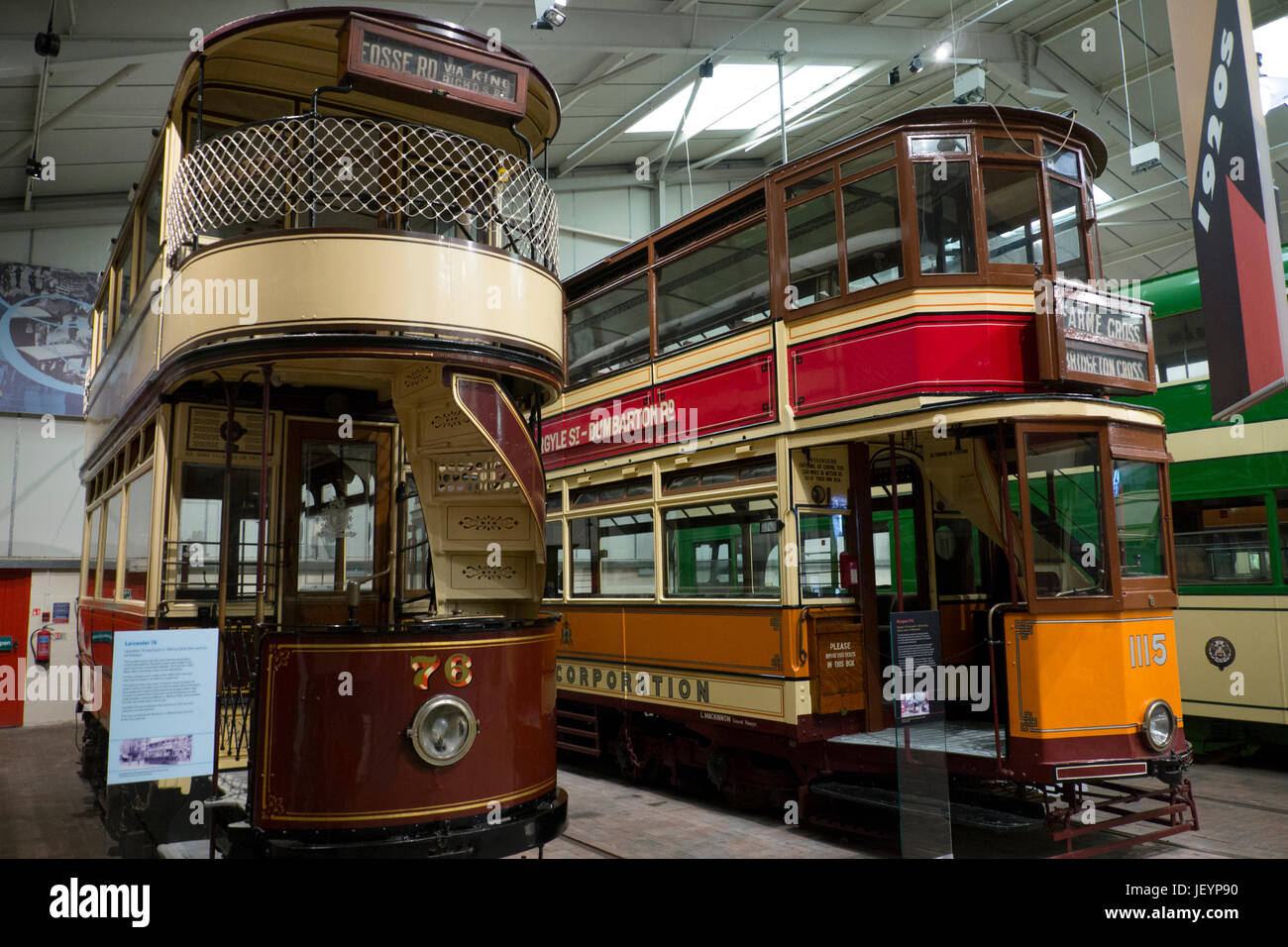 British trams hi-res stock photography and images - Alamy