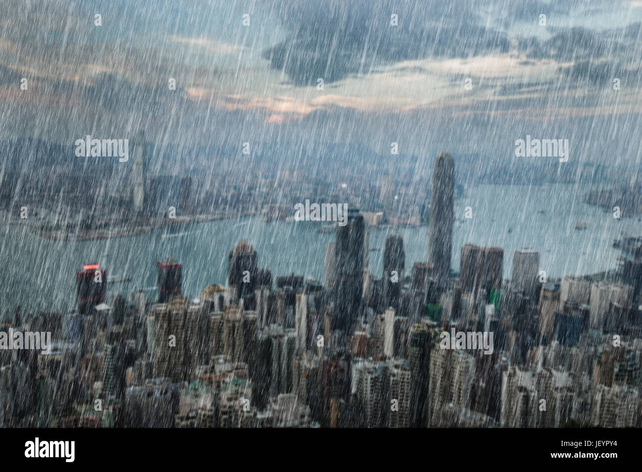 Heavy rain china hi-res stock photography and images - Alamy