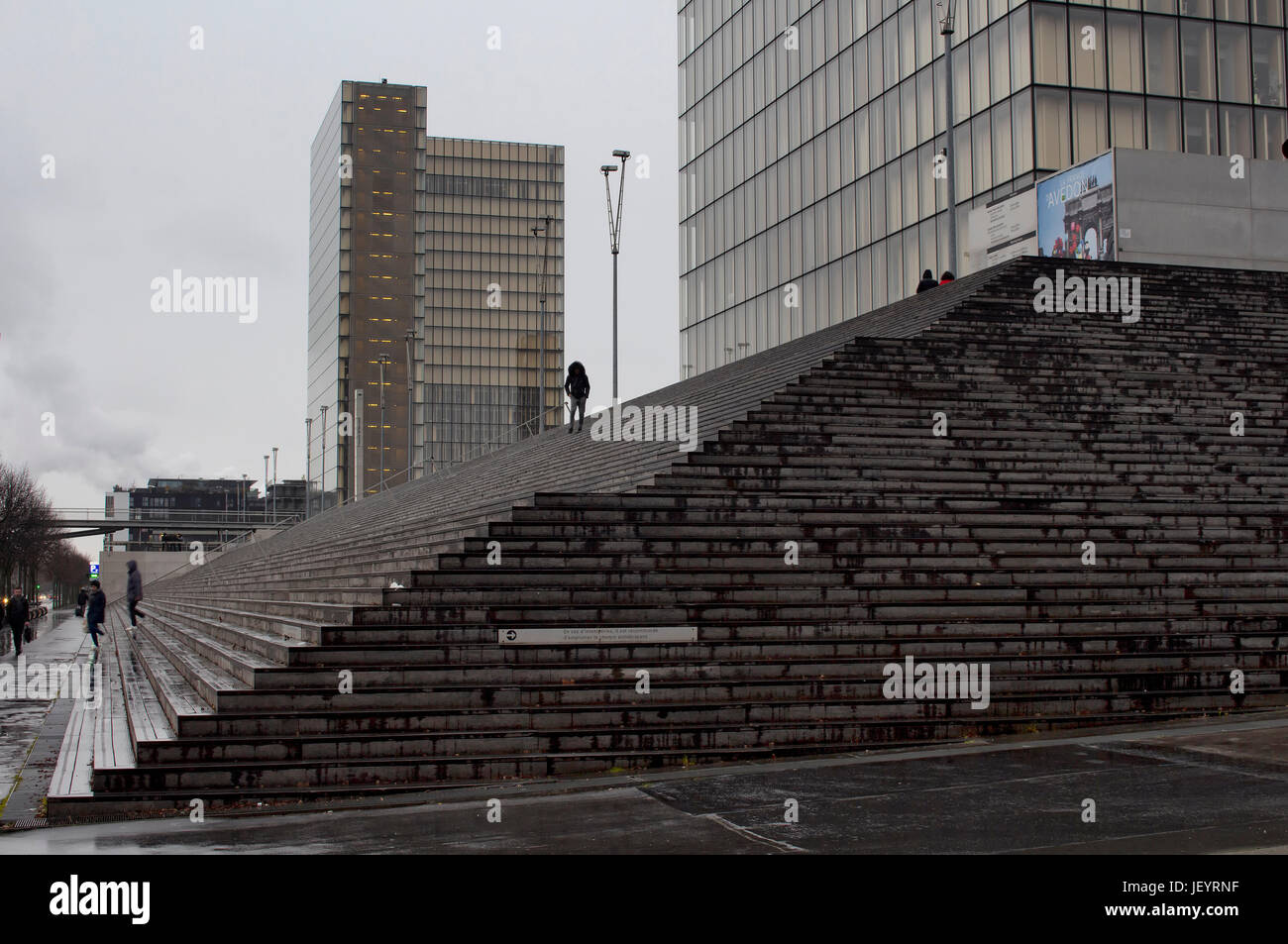 View of National Library of France - Francois Mitterrand (Bibliotheque ...