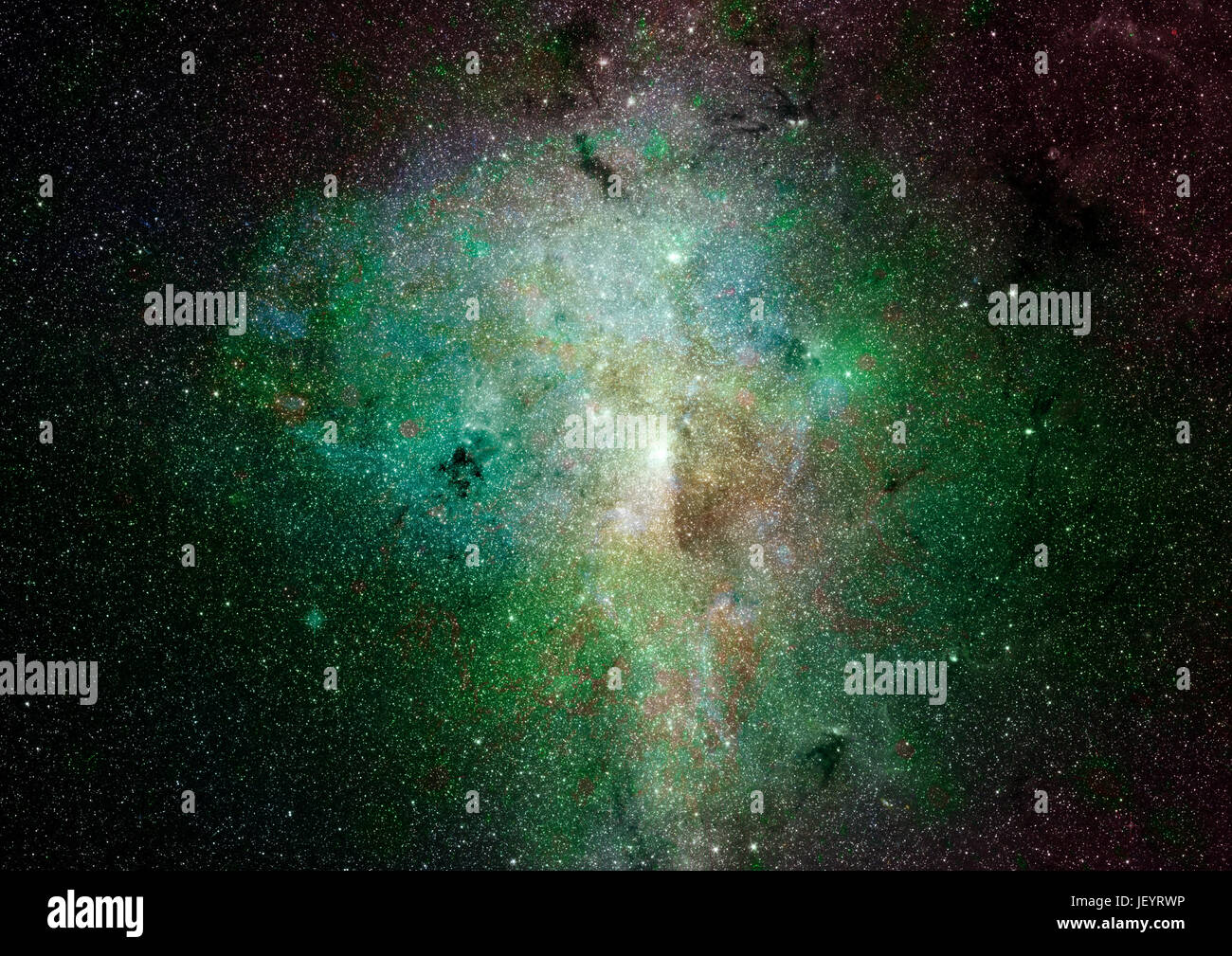 Star field in space and a nebulae Stock Photo - Alamy