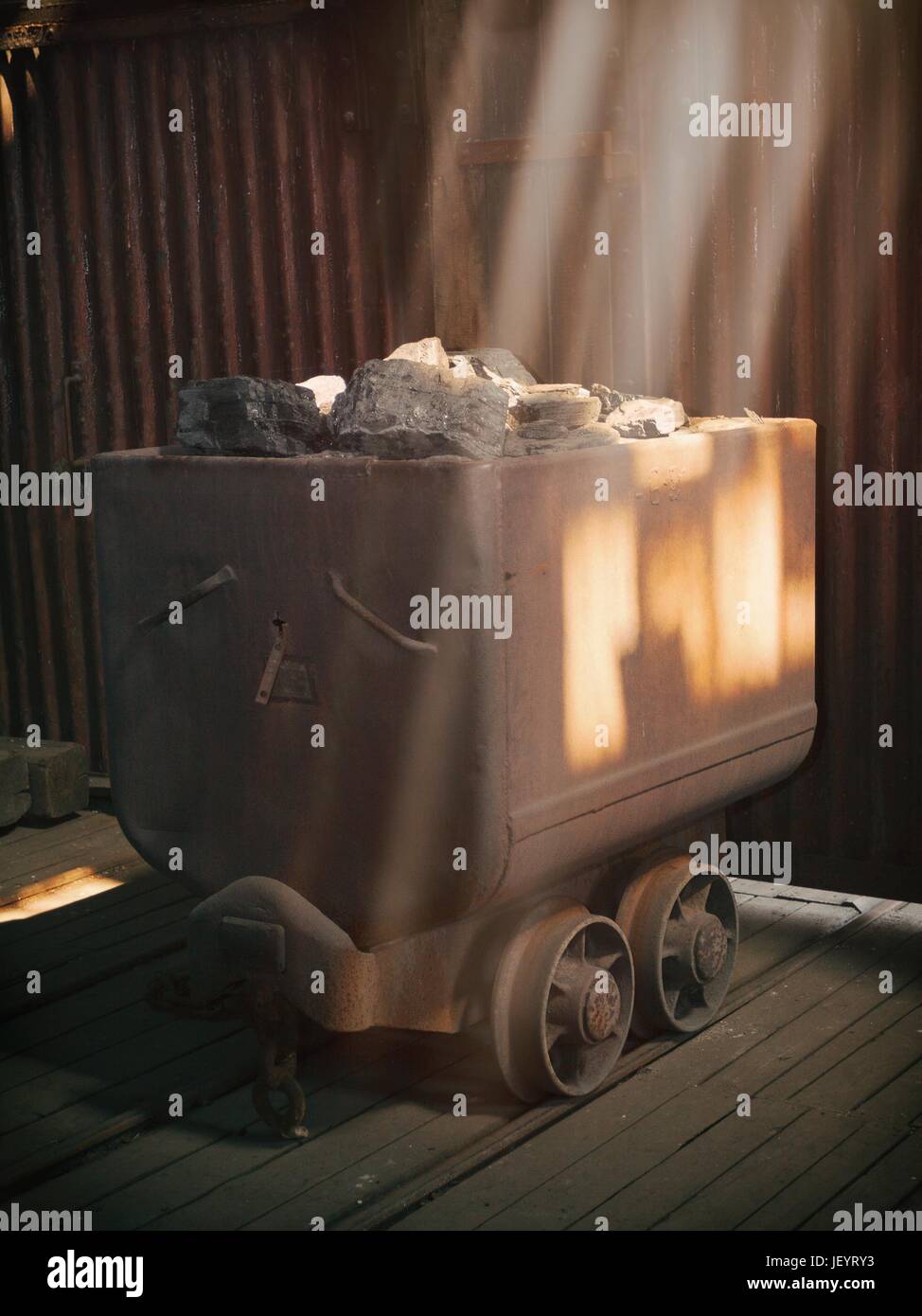 Old coal mine truck hi-res stock photography and images - Alamy