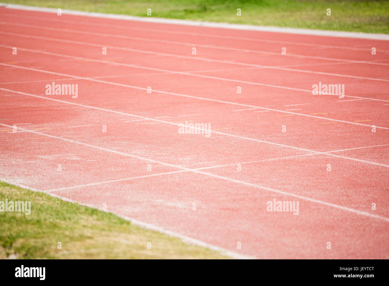 Close-up of running track Stock Photo - Alamy
