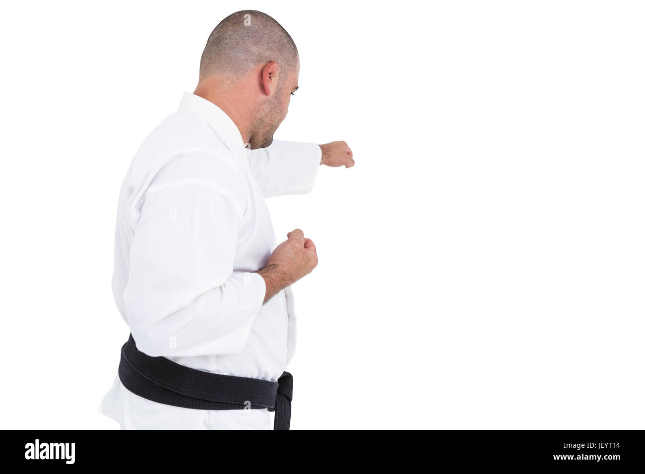 Combat stance Cut Out Stock Images & Pictures - Alamy