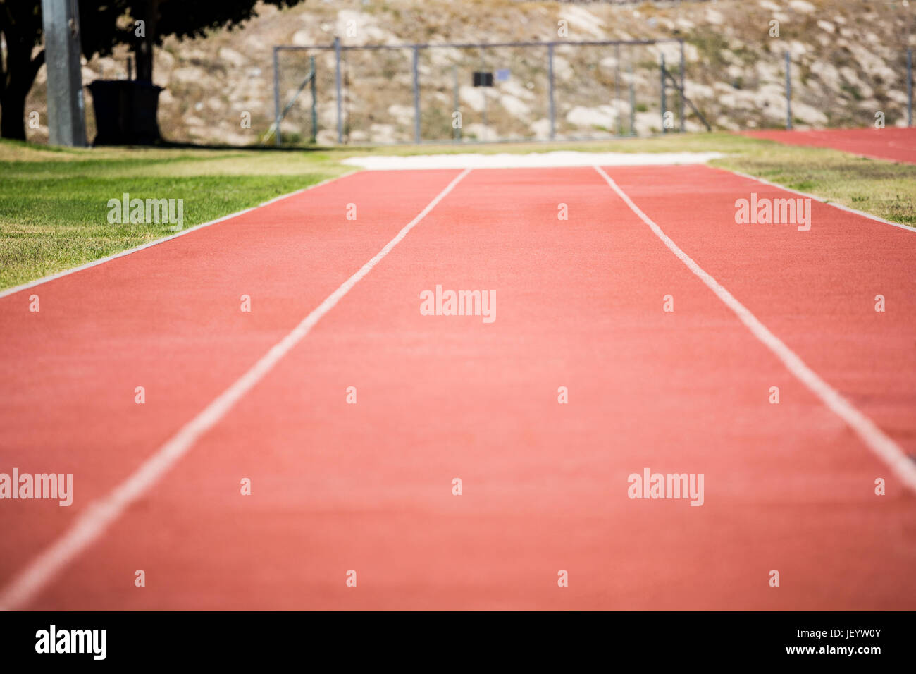Close-up of running track Stock Photo - Alamy