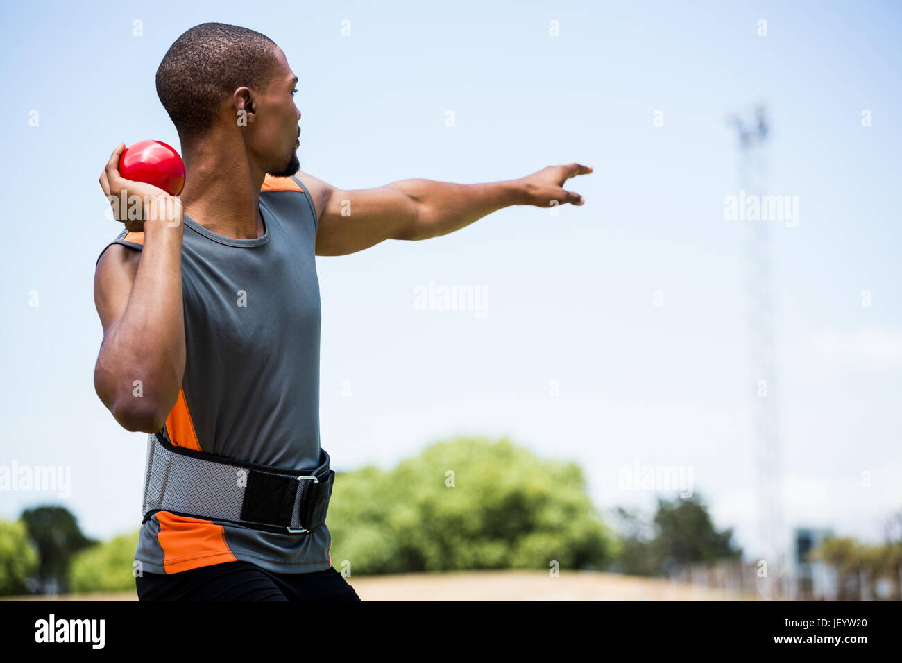 Shot put throw hi-res stock photography and images - Alamy