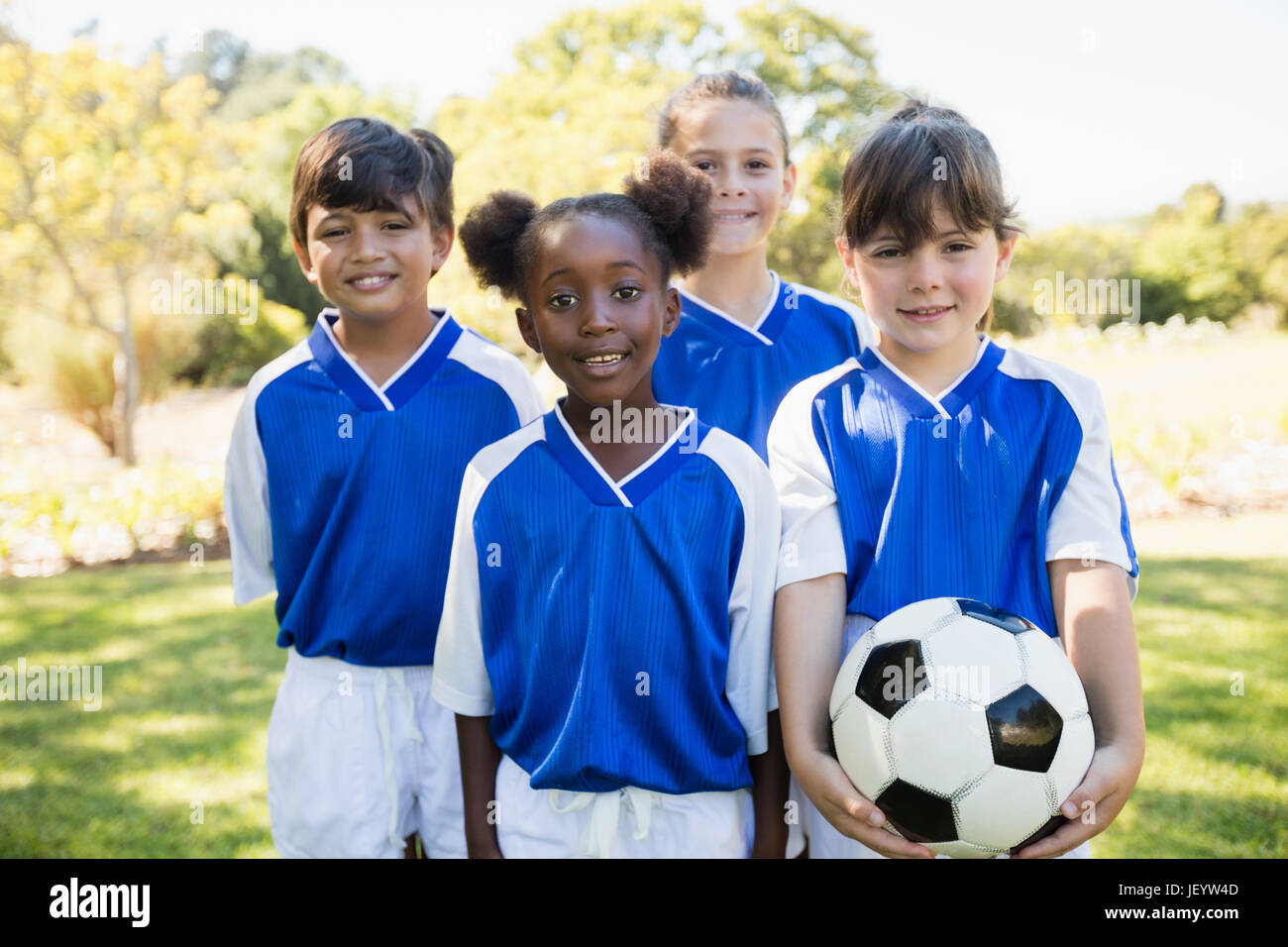 Mixed team soccer hi-res stock photography and images - Alamy