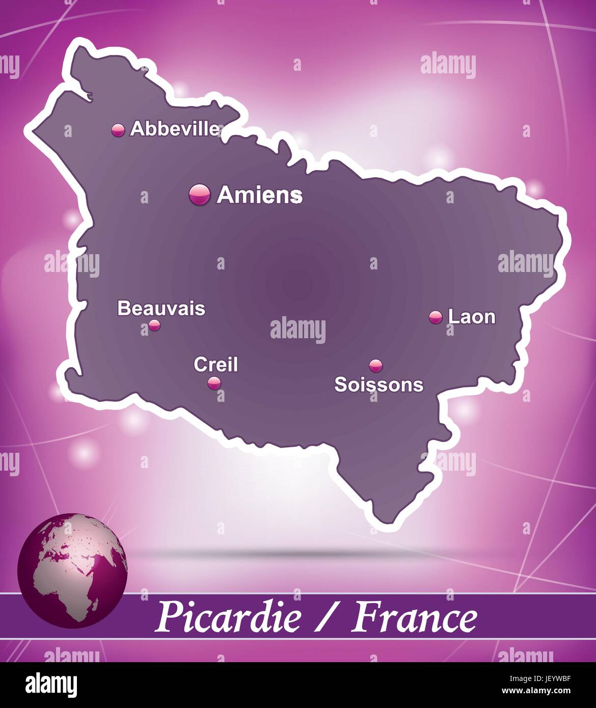 Amiens map Stock Vector Images - Alamy