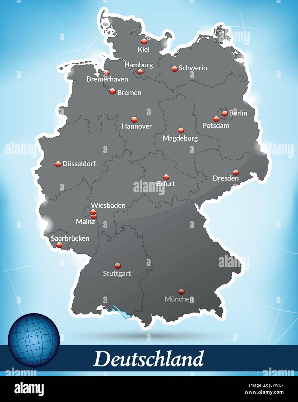 Germany borders hi-res stock photography and images - Alamy