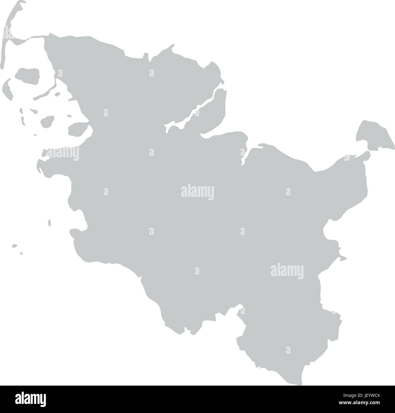 Map of schleswigholstein hi-res stock photography and images - Alamy
