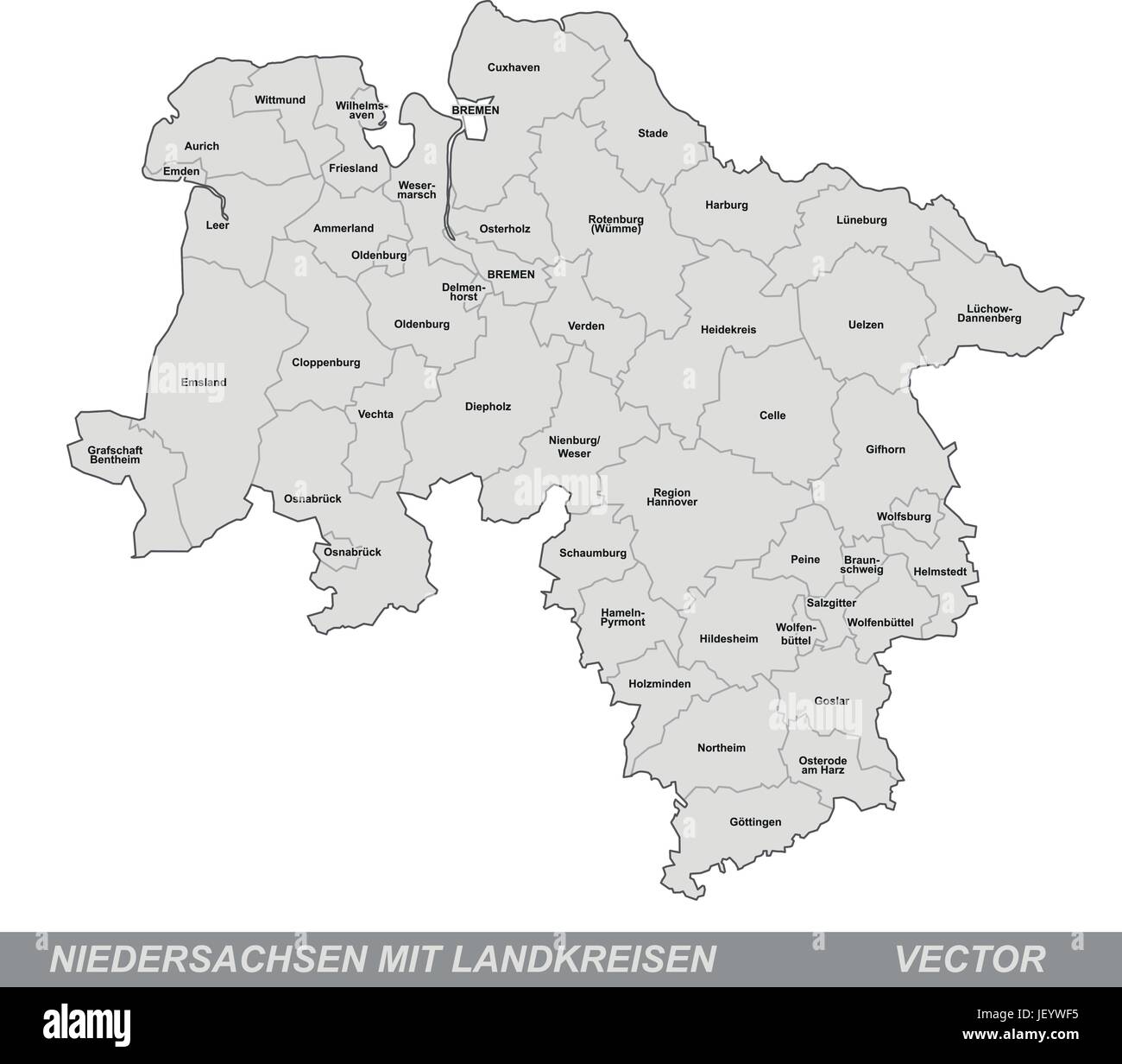 Bremerhaven Map High Resolution Stock Photography and Images - Alamy