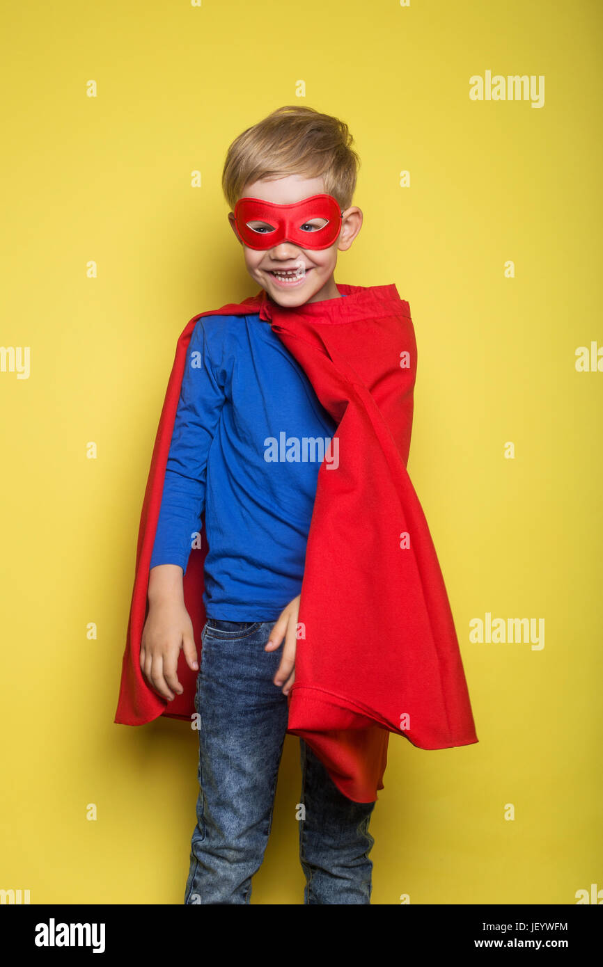 Boy With Cape And Mask